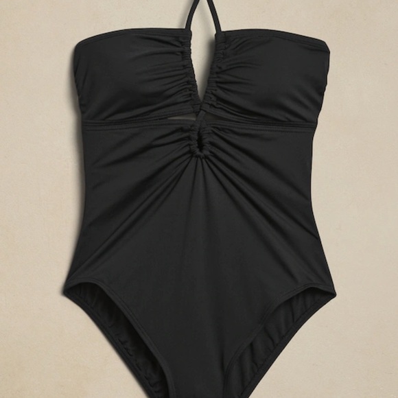 Banana Republic | Swim | New Banana Republic Black Double Keyhole One Piece | Poshmark
